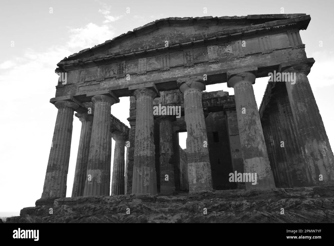 Valley of Temples Agrigente Sicily Italy Stock Photo - Alamy
