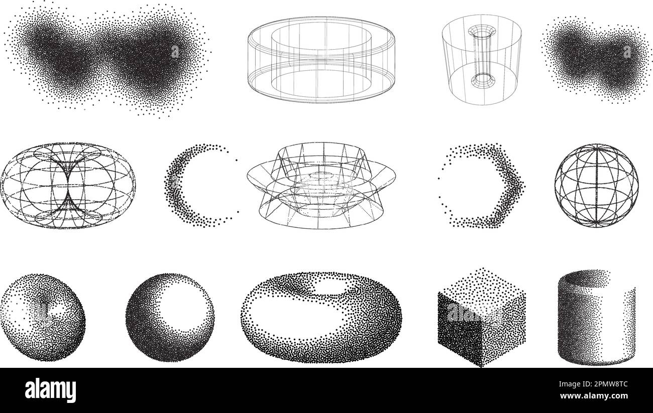 Shapes pack Stock Vector Images - Alamy