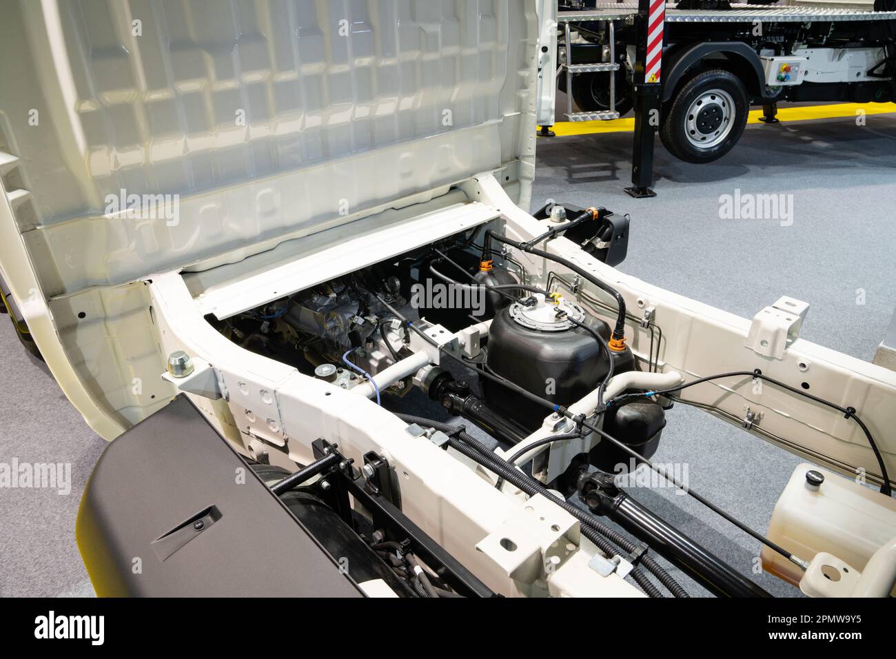 Truck with tank for compressed natural gas CNG. High quality photo ...