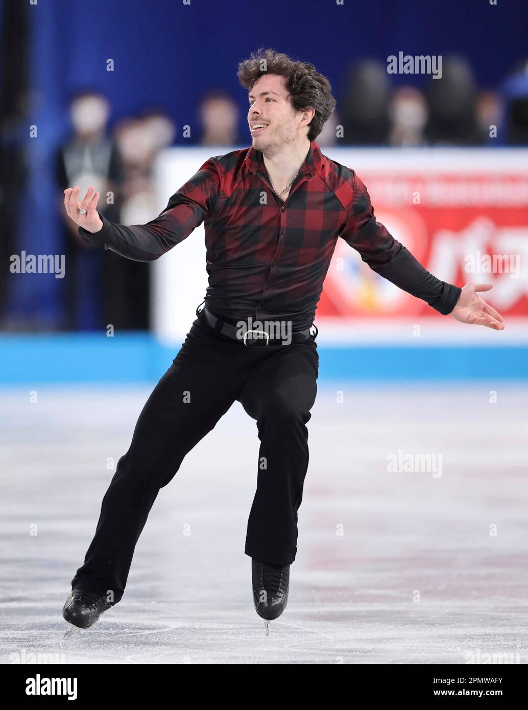 Keegan MESSING of Canada performs during men's free skating of ISU ...