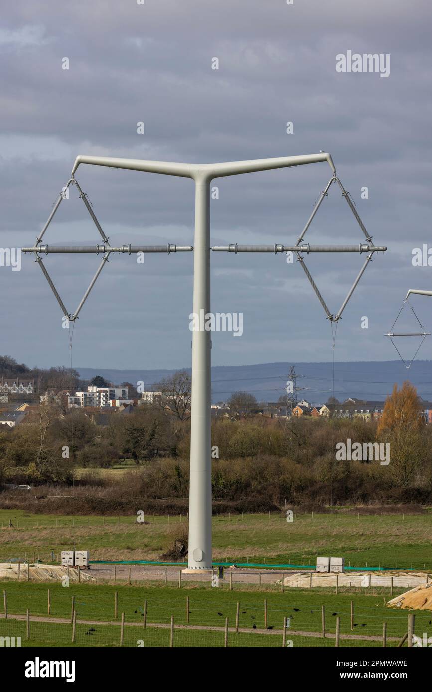 T shaped pylon hi-res stock photography and images - Alamy