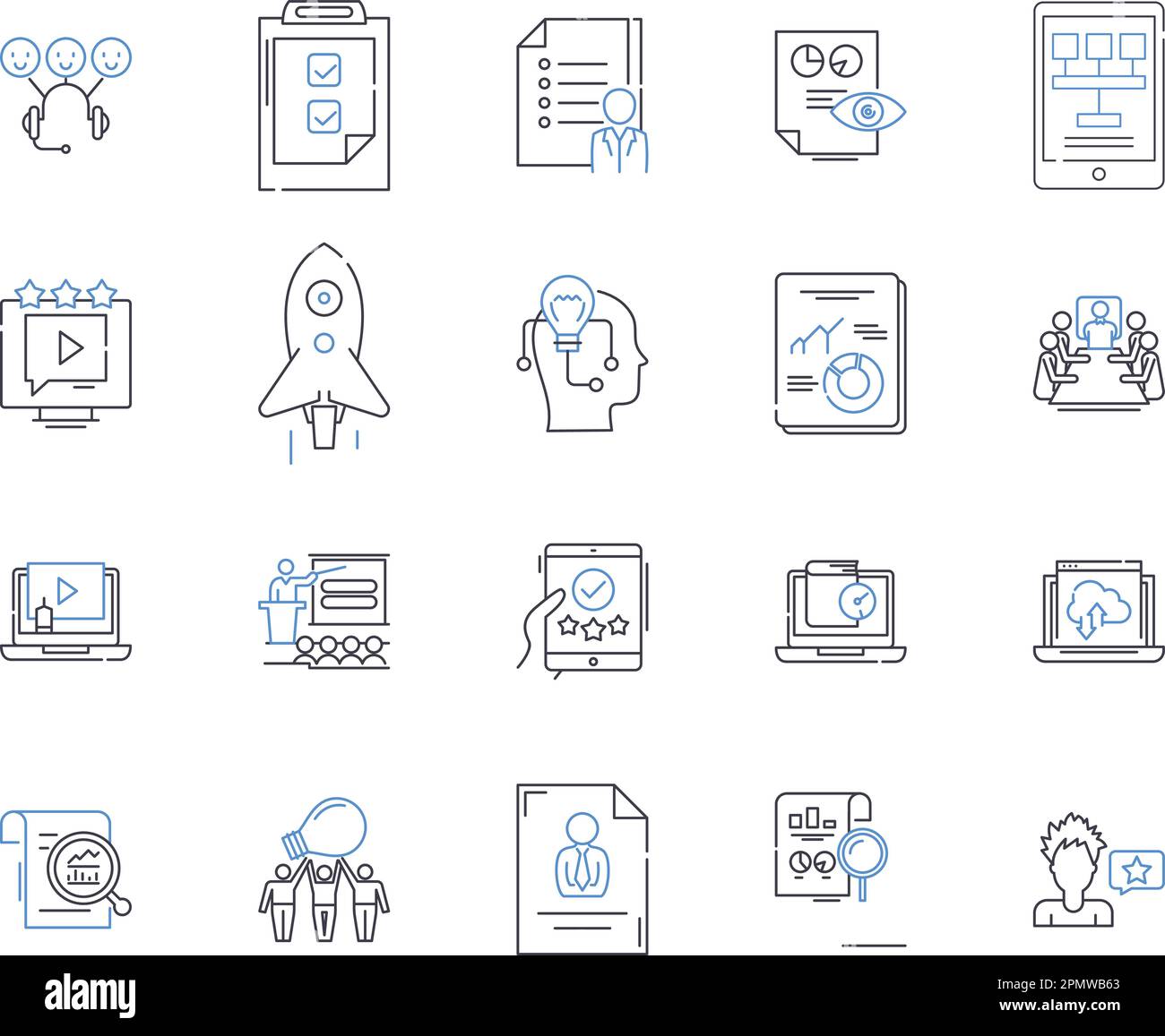 news media outline icons collection. News, Media, Journalism ...