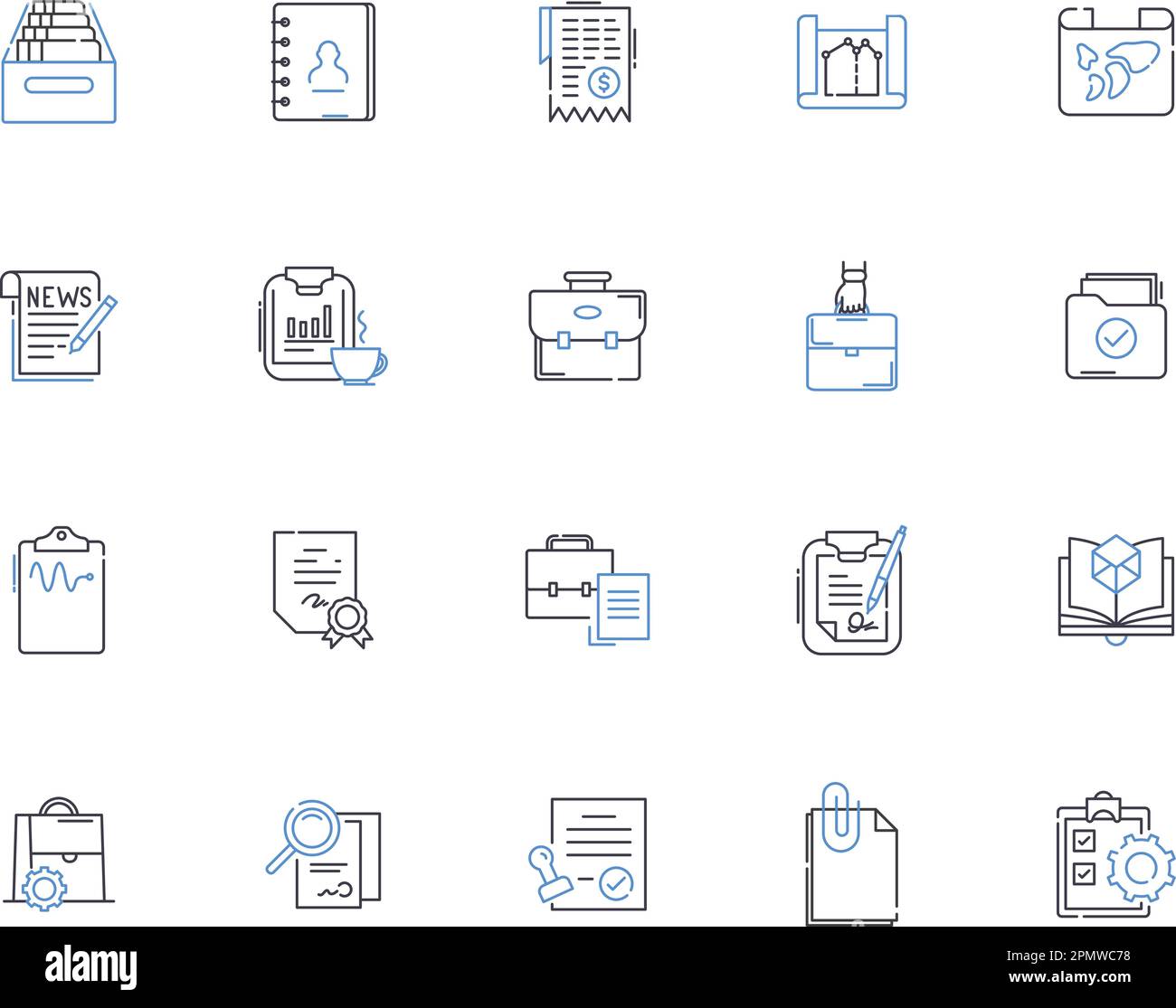 Folders And Files Outline Icons Collection Folders Files Organize Directory Sort Backup