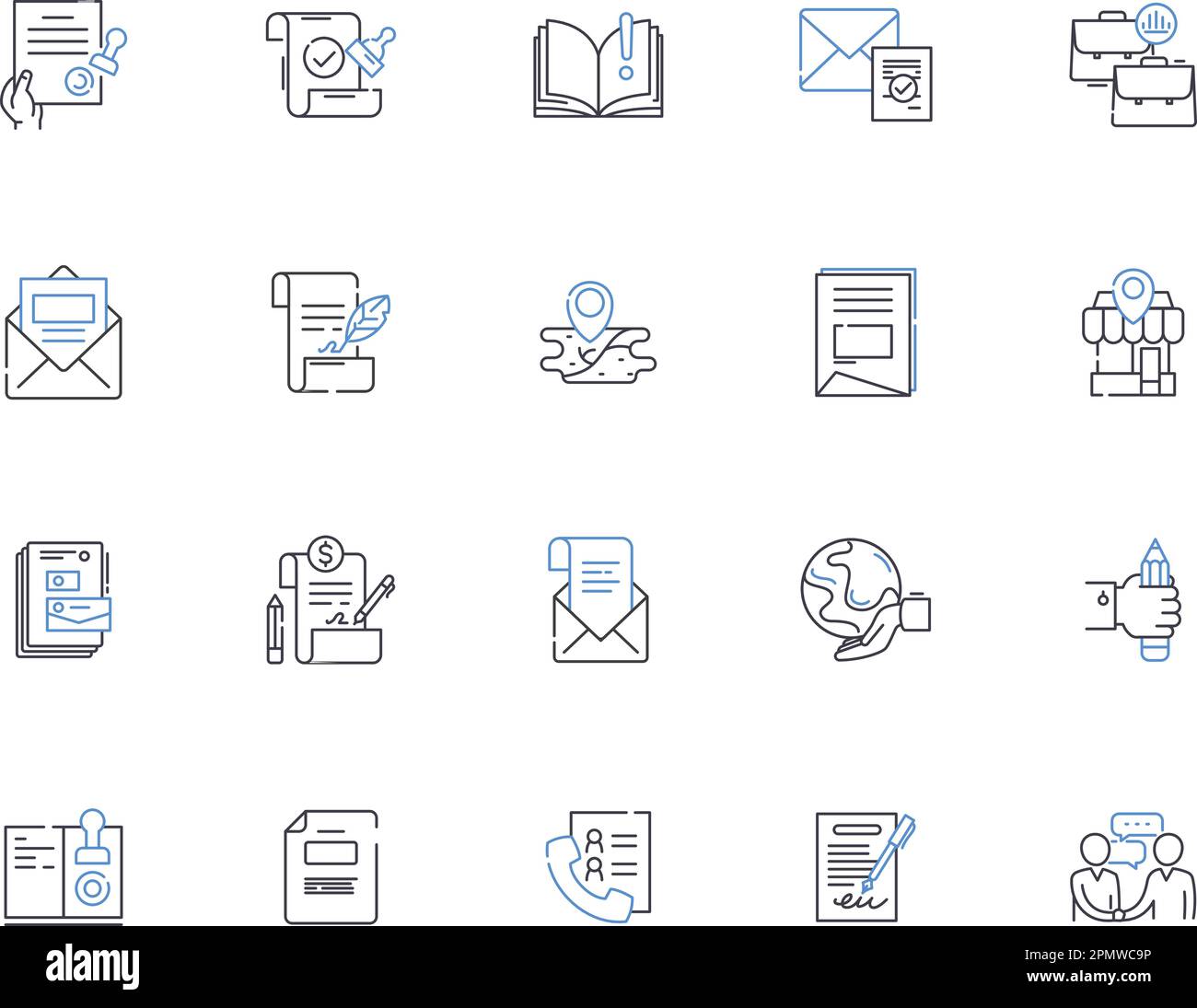 Office Design Outline Icons Collection Office Design Interior Decoration Layout