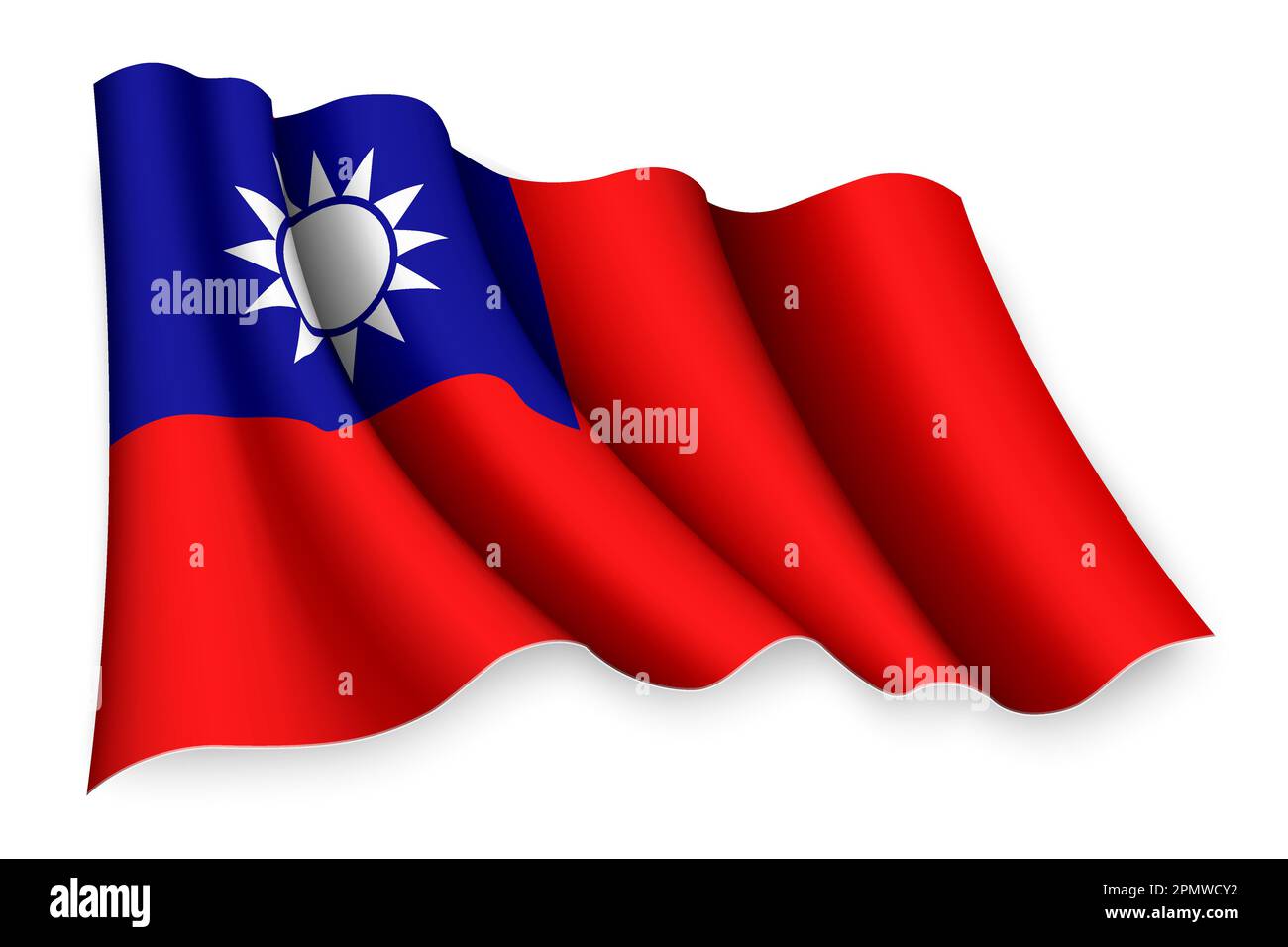 Old taiwan flag Cut Out Stock Images & Pictures - Alamy