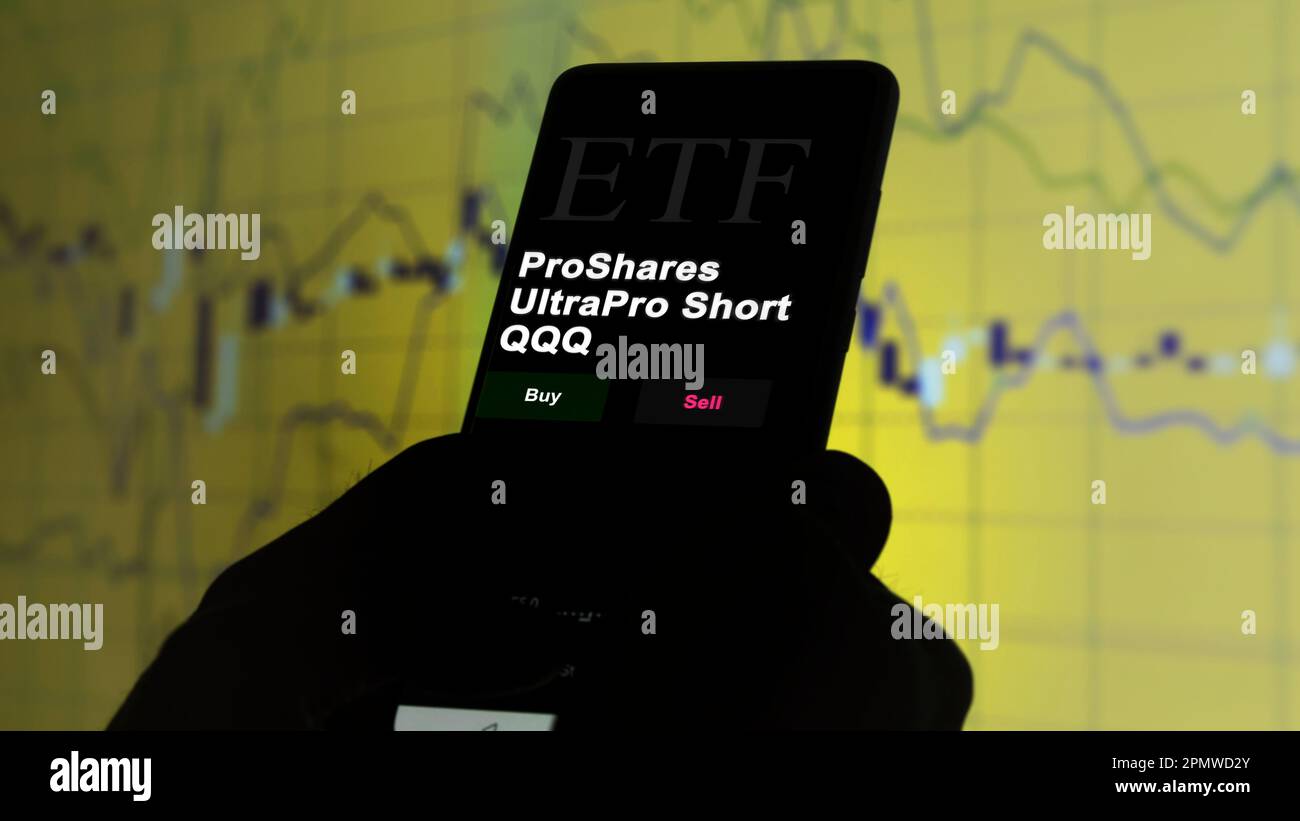 ProShares ultraPro short QQQ Stock Photo - Alamy
