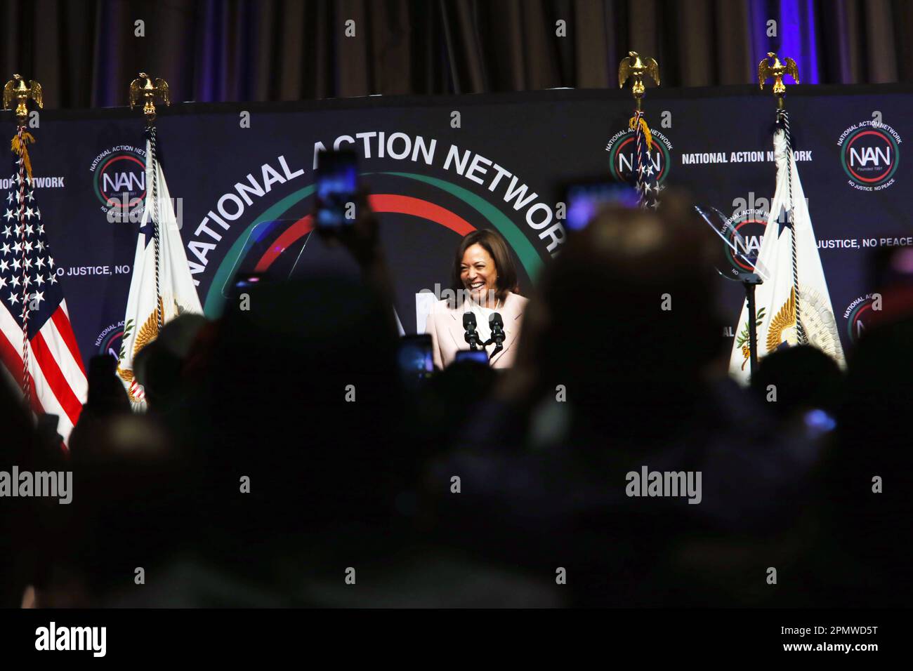 NEW YORK, NY - April 14: Hundreds gather to attend the 2023 National Action Network Convention ...