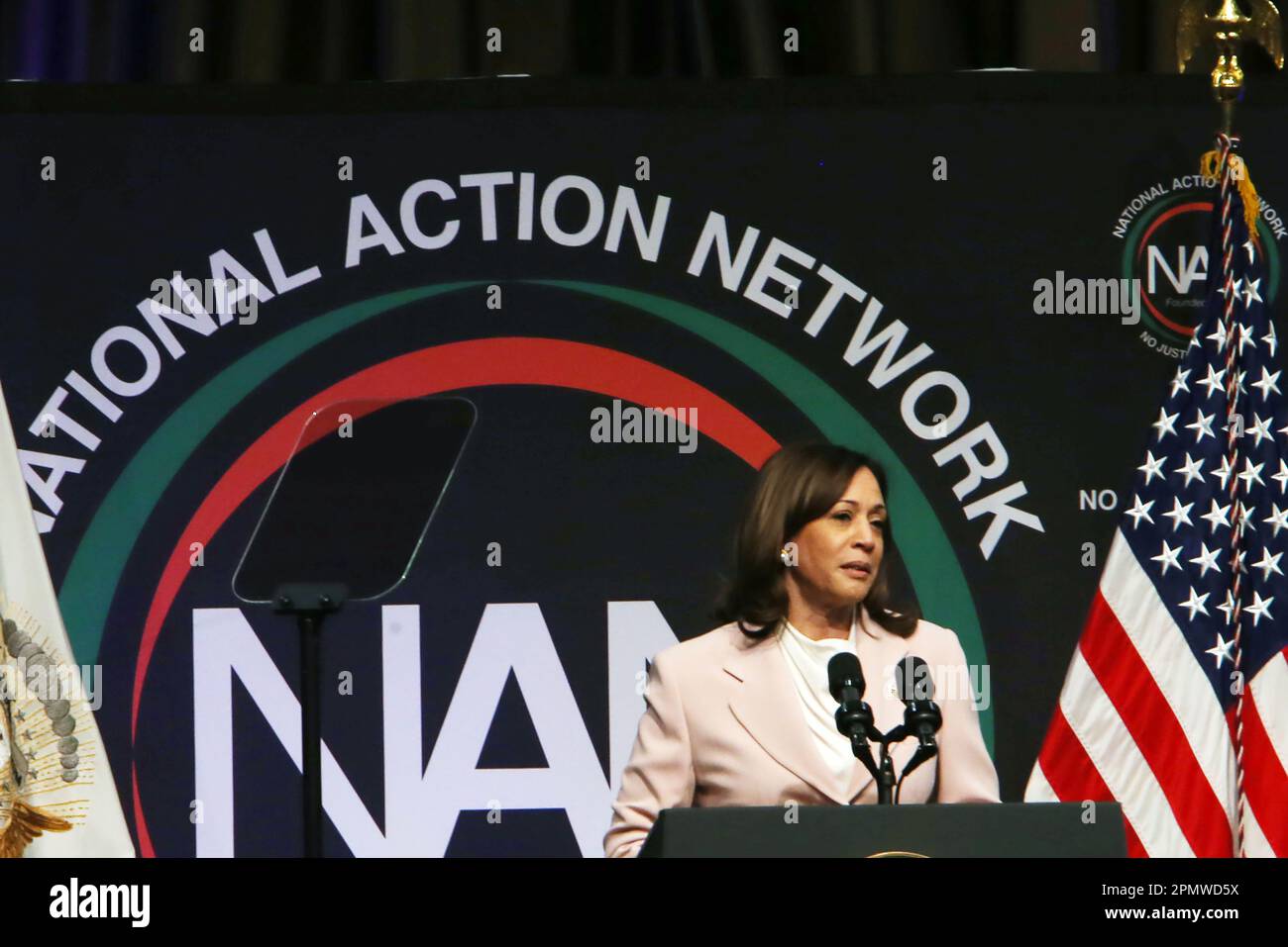 NEW YORK, NY - April 14: Hundreds gather to attend the 2023 National Action Network Convention ...