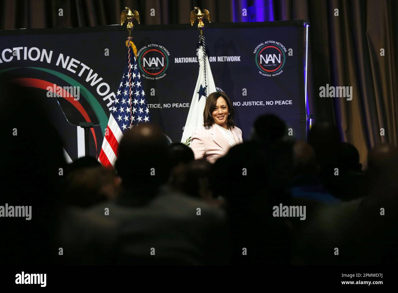 NEW YORK, NY - April 14: Hundreds gather to attend the 2023 National Action Network Convention ...