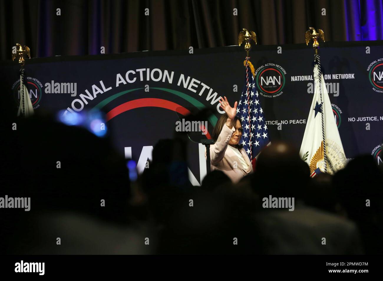 NEW YORK, NY - April 14: Hundreds gather to attend the 2023 National Action Network Convention ...