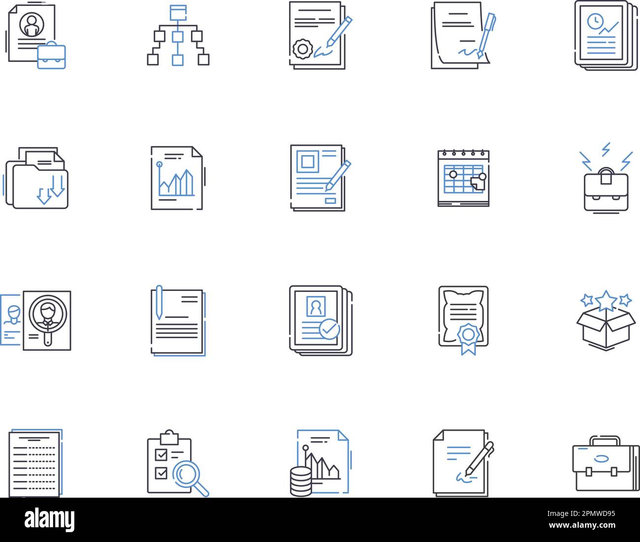Folders and files outline icons collection. Folders, Files, Organize ... Folders and files outline icons collection. Folders, Files, Organize ...
