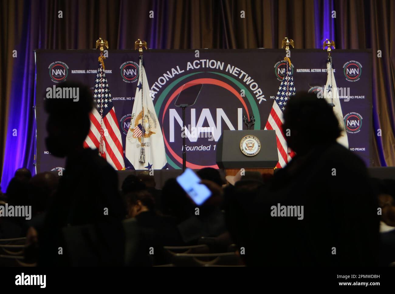 NEW YORK, NY - April 14: Hundreds gather to attend the 2023 National Action Network Convention ...