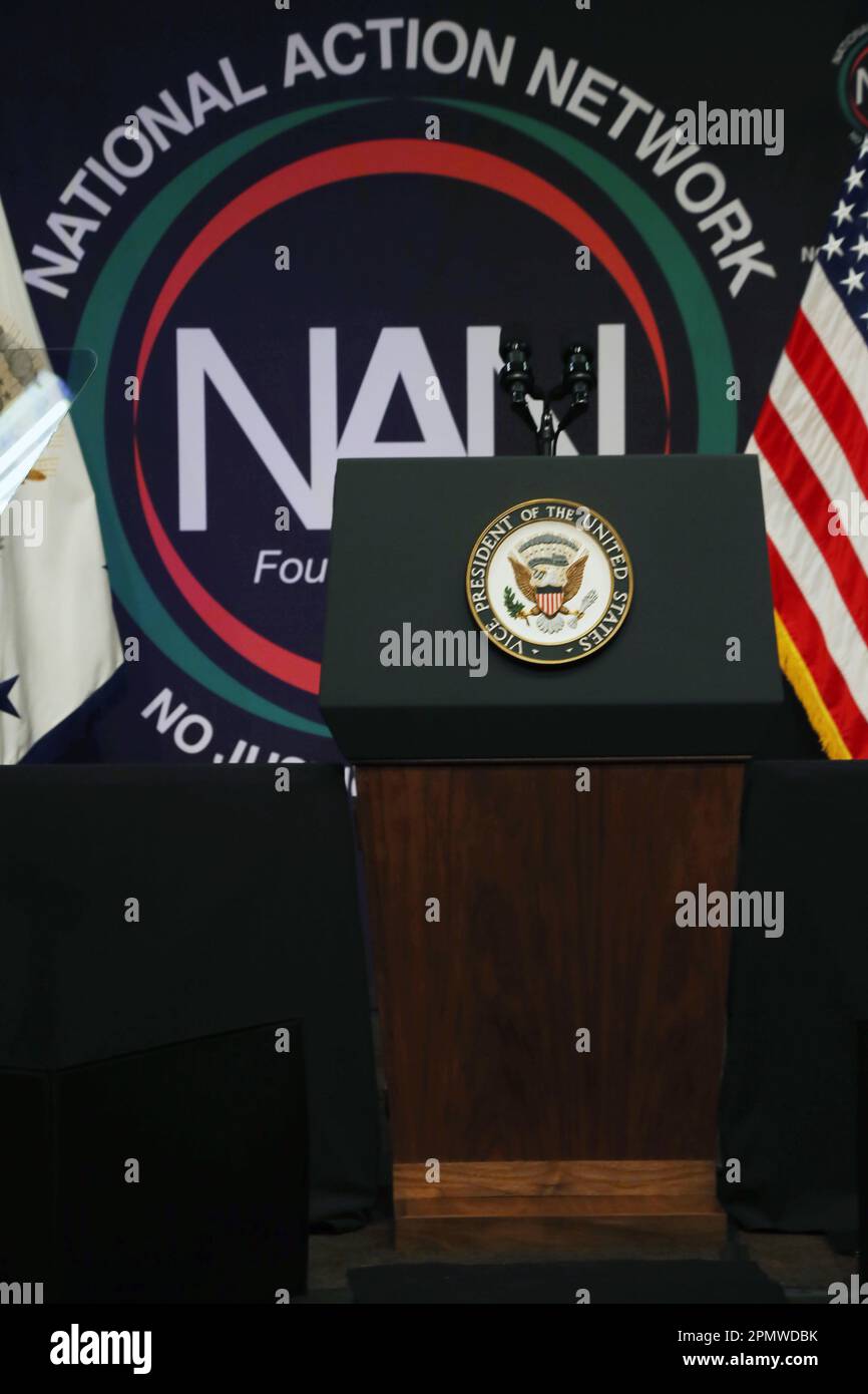 NEW YORK, NY - April 14: Hundreds gather to attend the 2023 National Action Network Convention ...