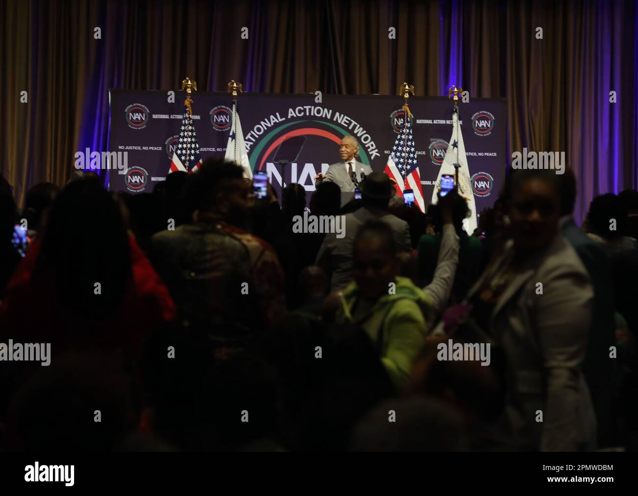 NEW YORK, NY - April 14: Hundreds gather to attend the 2023 National ...