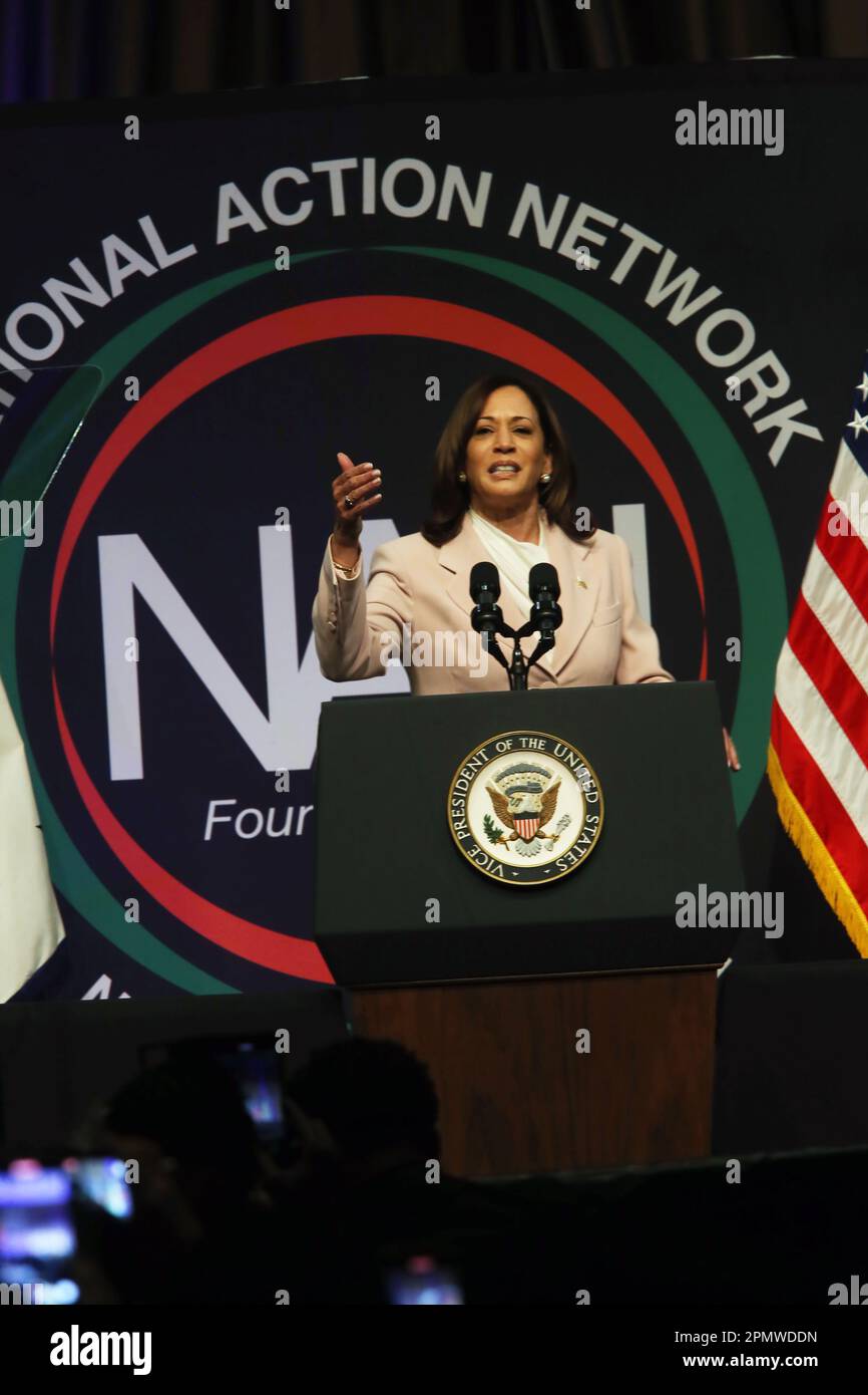 NEW YORK, NY - April 14: Hundreds gather to attend the 2023 National Action Network Convention ...