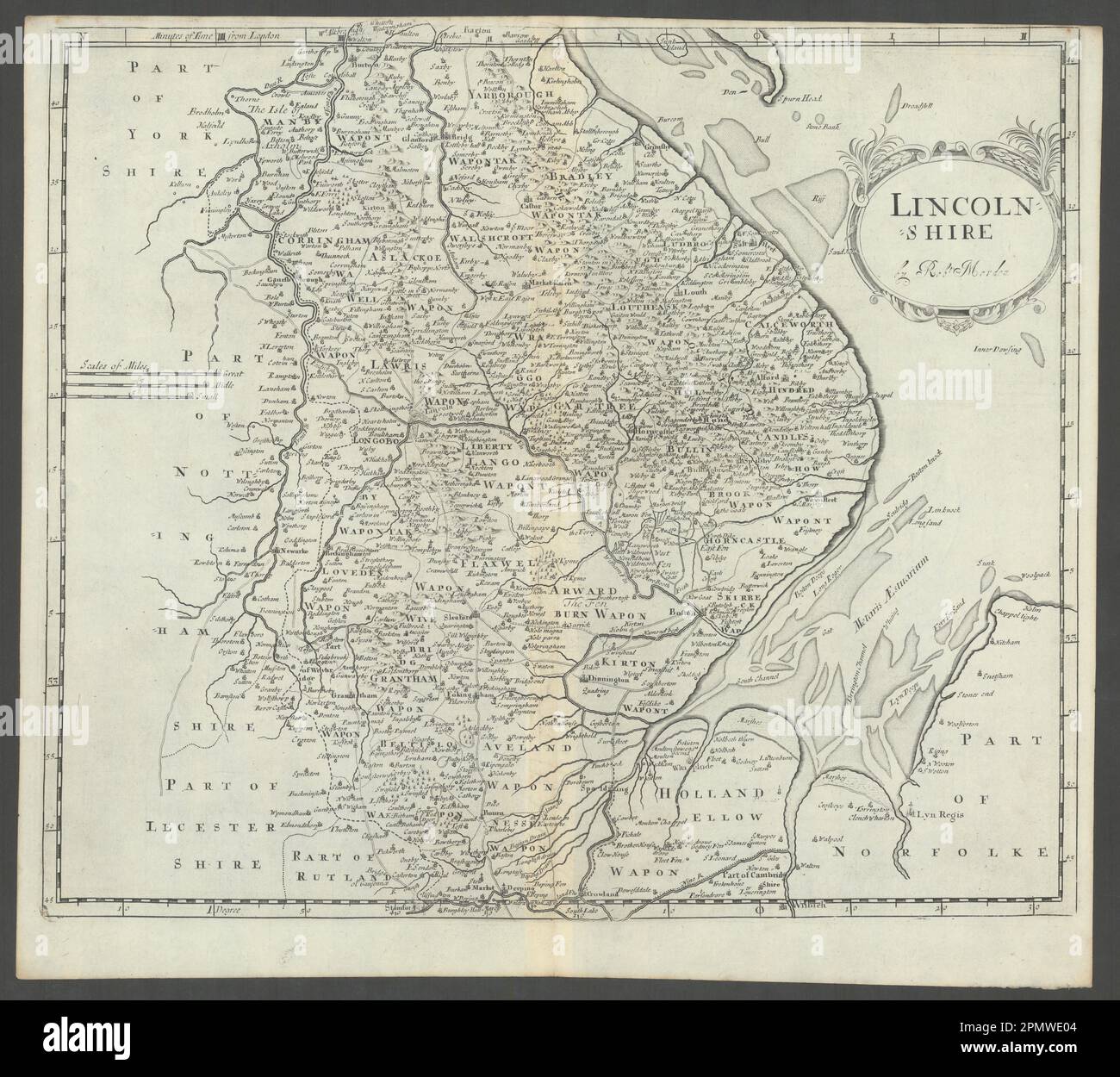 Lincoln map hi-res stock photography and images - Alamy