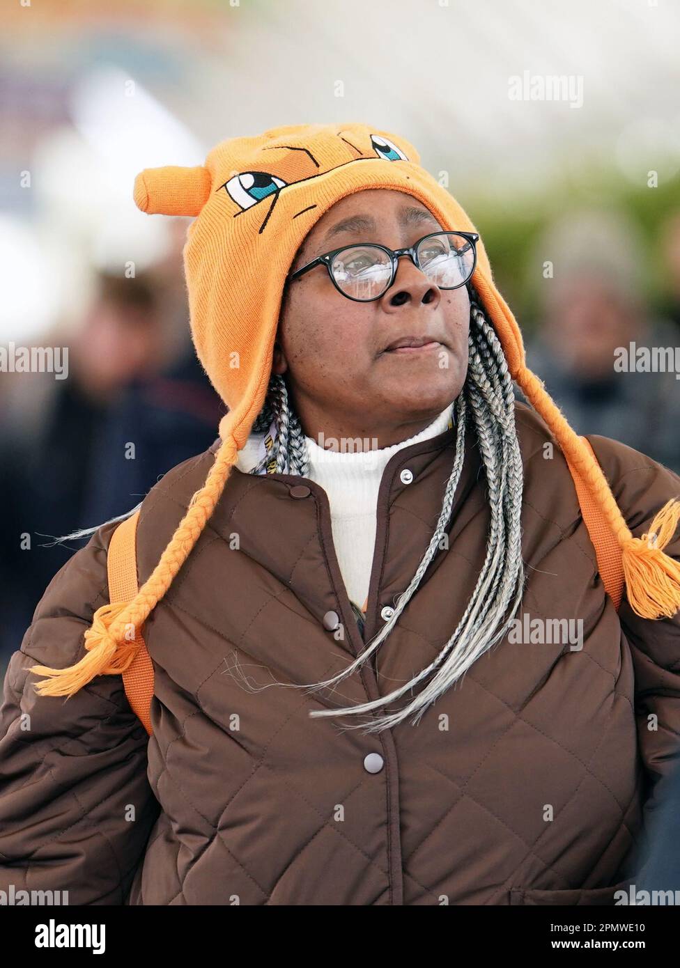 People arrive at the Pokemon European International Championship at the ...