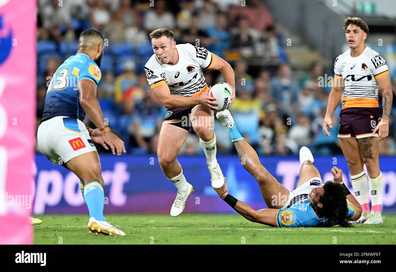Billy Walters of the Broncos during the NRL Round 7 match between the ...