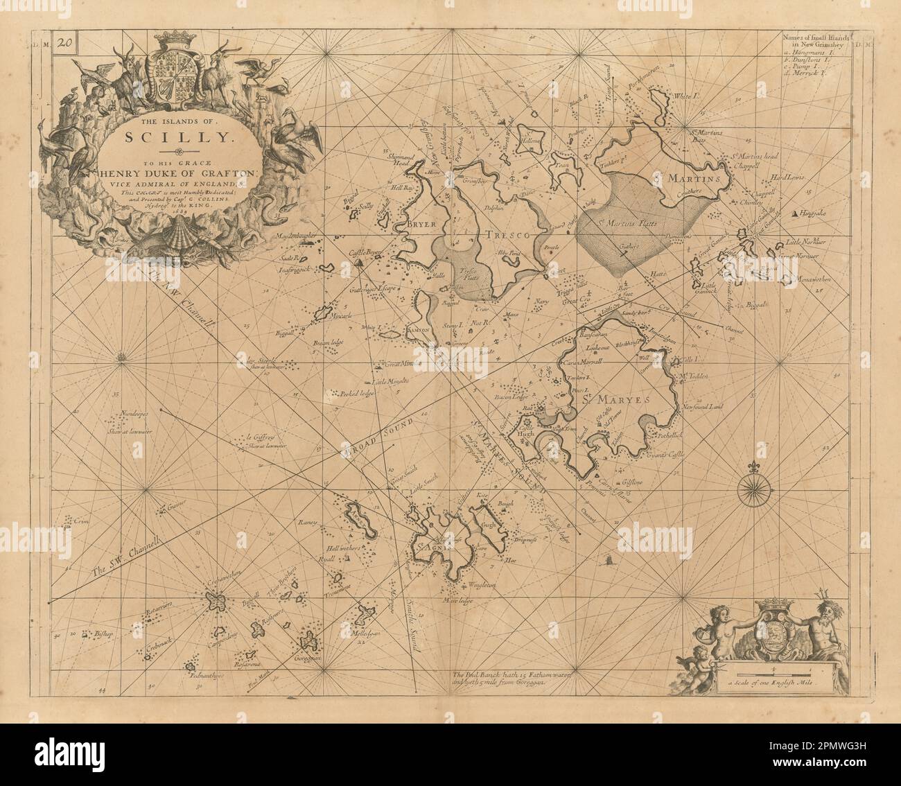 Scilly islands chart hi-res stock photography and images - Alamy