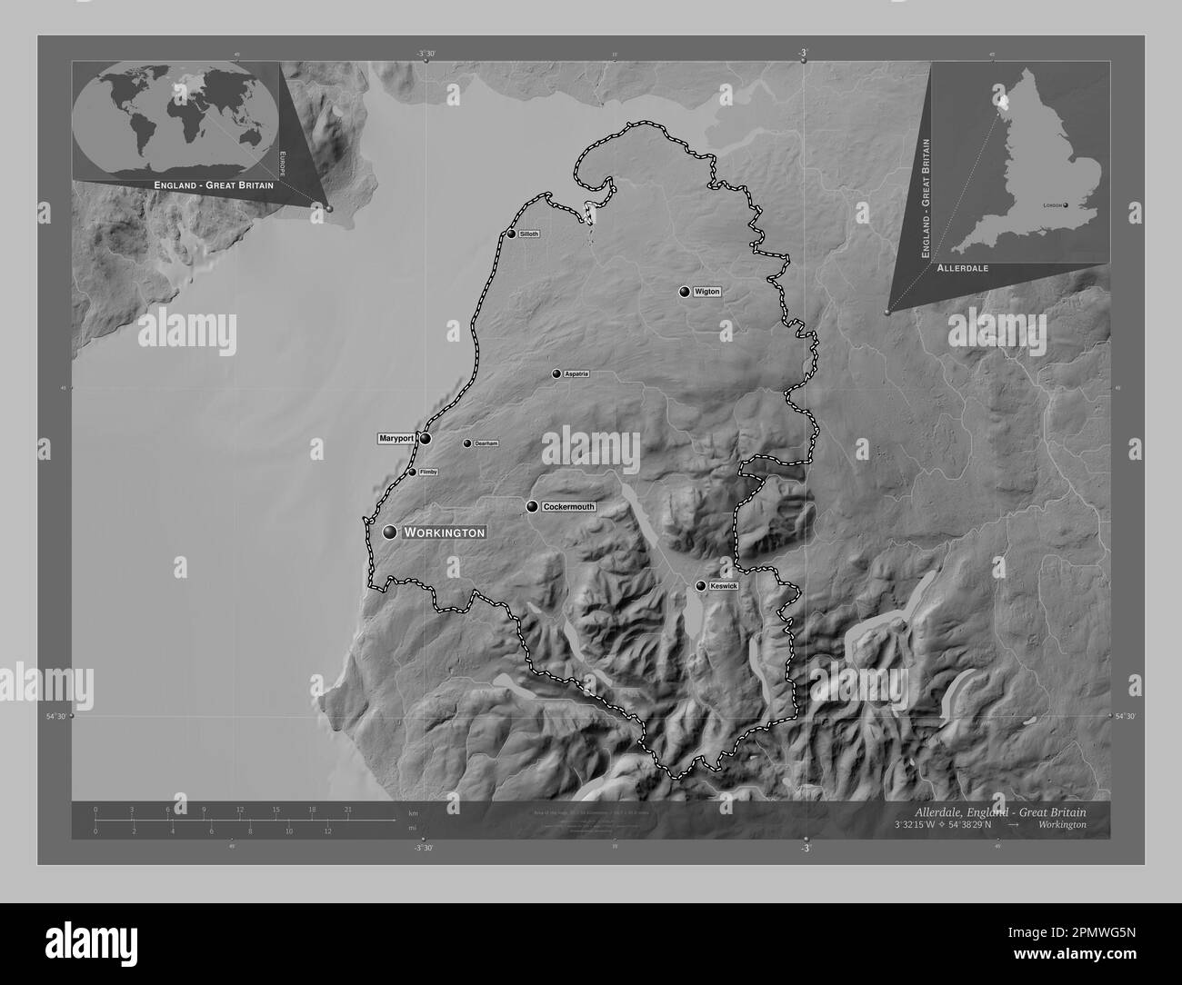 Allerdale, non metropolitan district of England - Great Britain ...