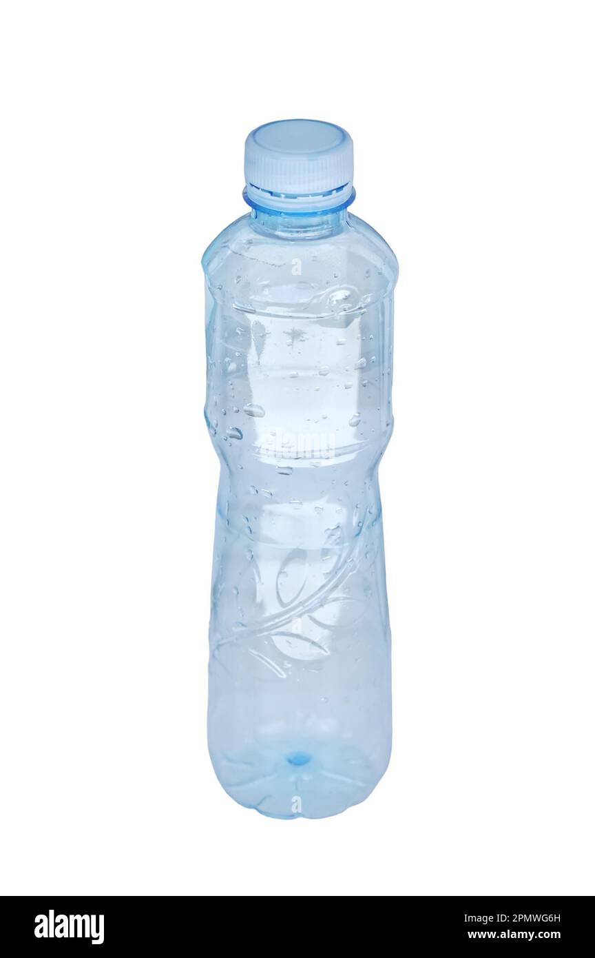 Empty bottle of water isolated on white Stock Photo - Alamy