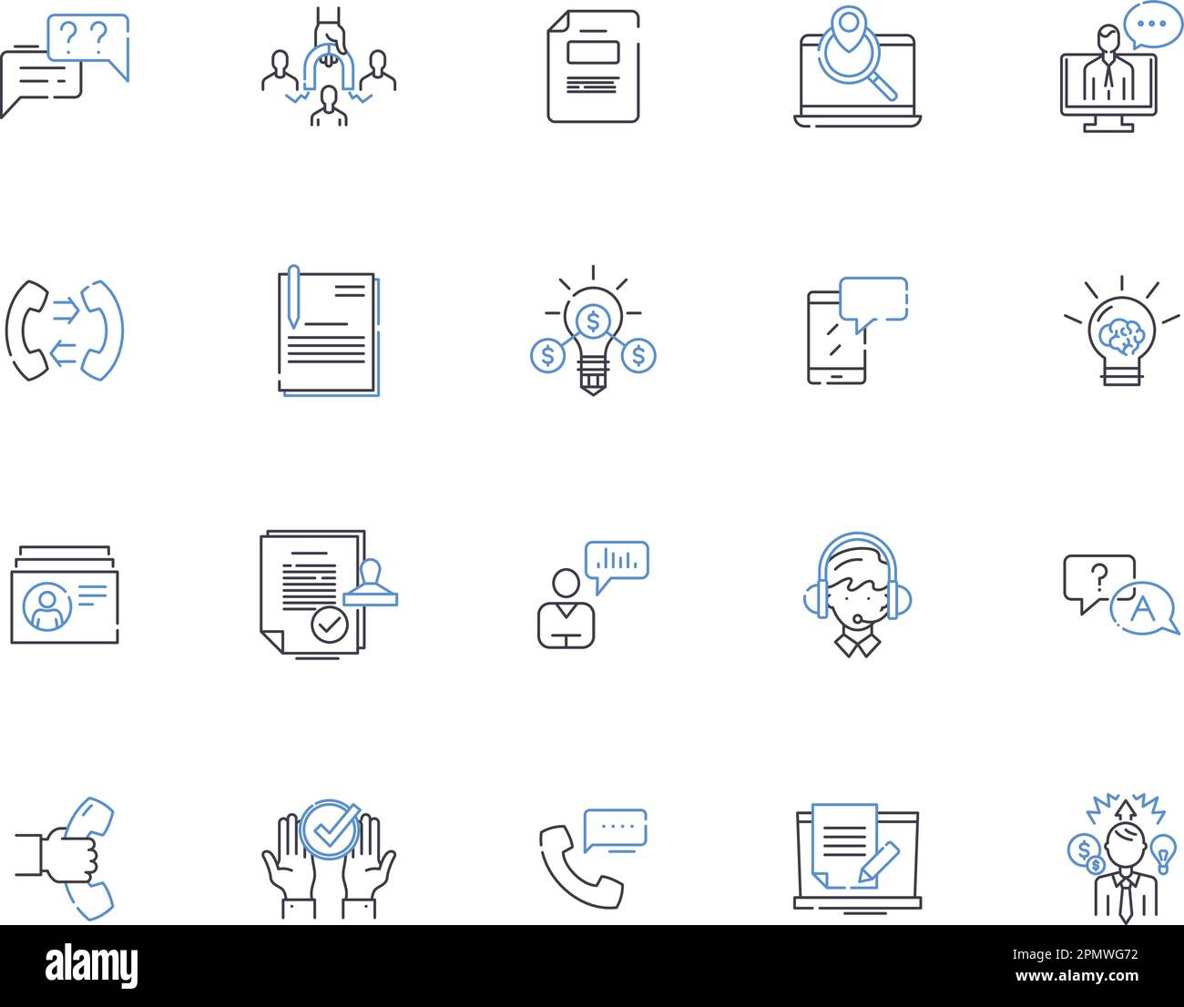 Intellectual property outline icons collection. Copyrights, Patents ...