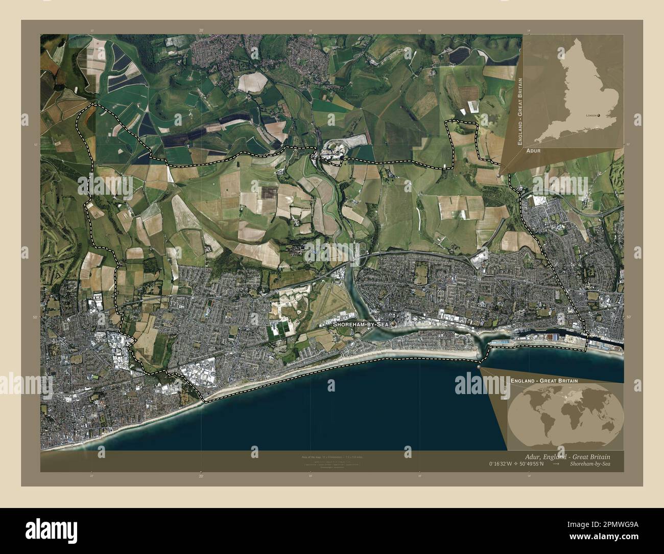 Adur, non metropolitan district of England - Great Britain. High ...
