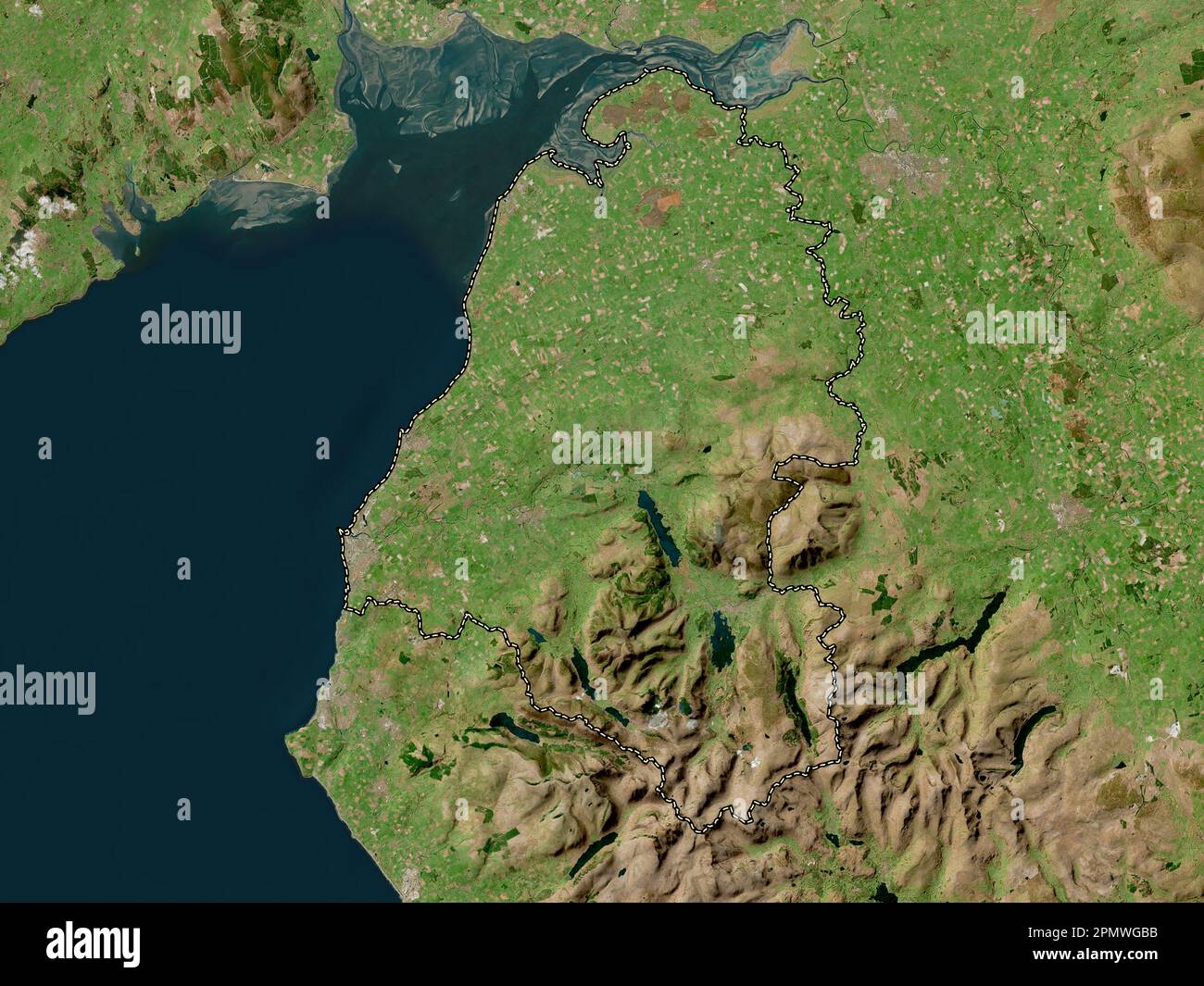 Allerdale, non metropolitan district of England - Great Britain. High ...