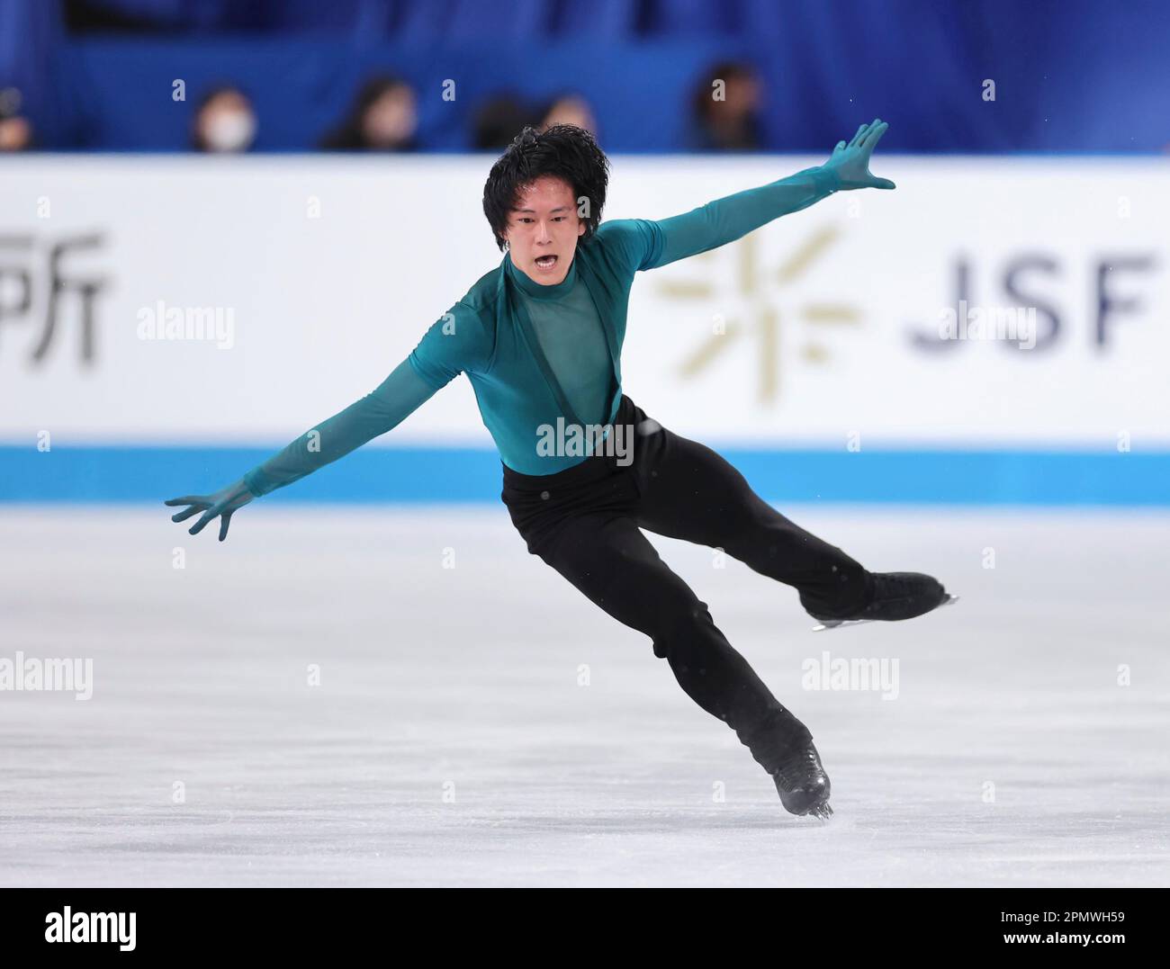 Adam SIAO HIM FA of France performs during men's free skating of ISU ...