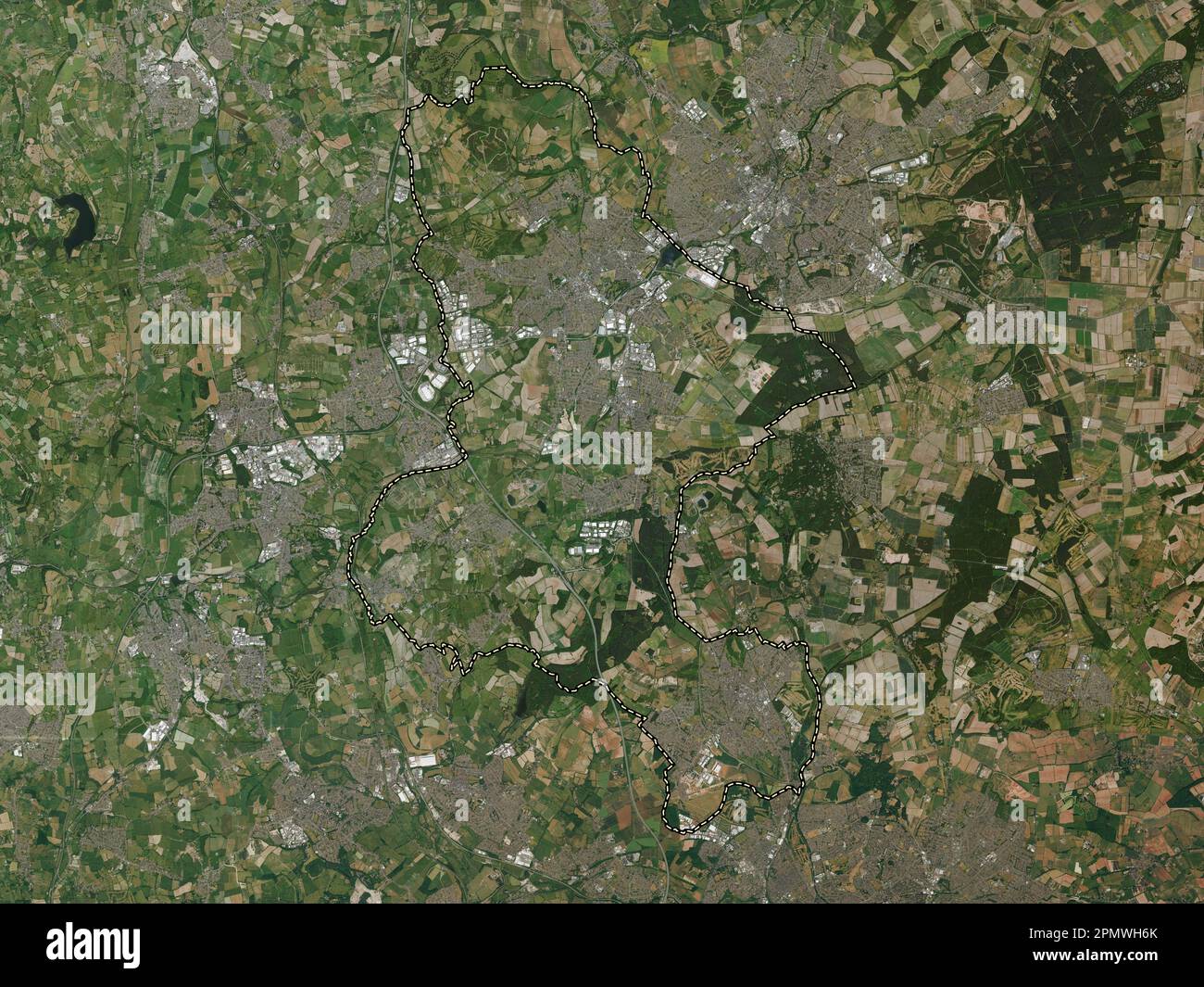 Ashfield, non metropolitan district of England - Great Britain. High ...