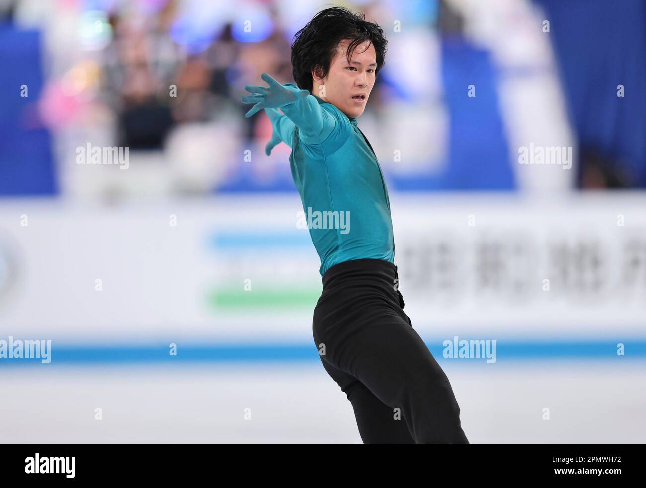 Adam SIAO HIM FA of France performs during men's free skating of ISU ...
