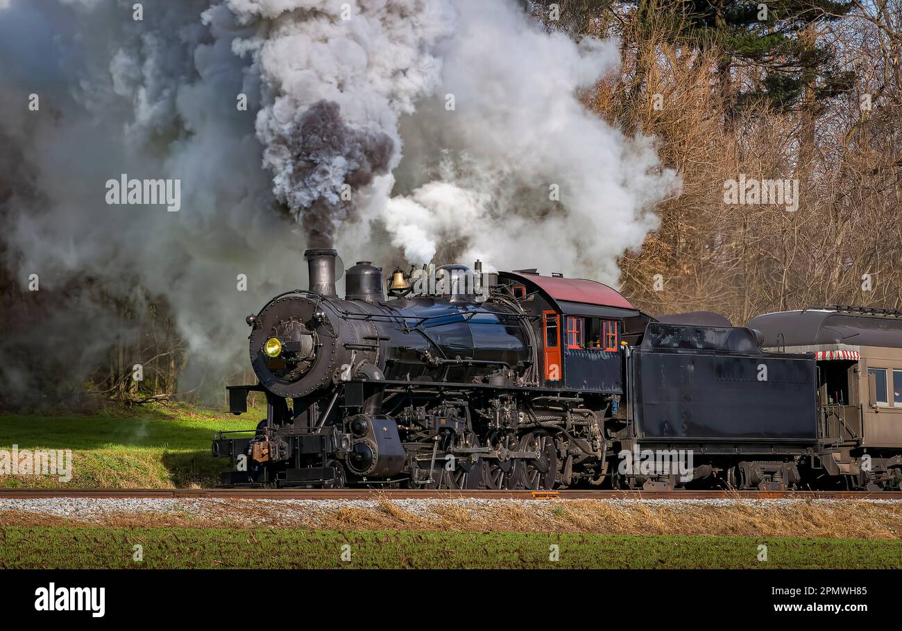 Bell steam train on railroad hi-res stock photography and images - Alamy
