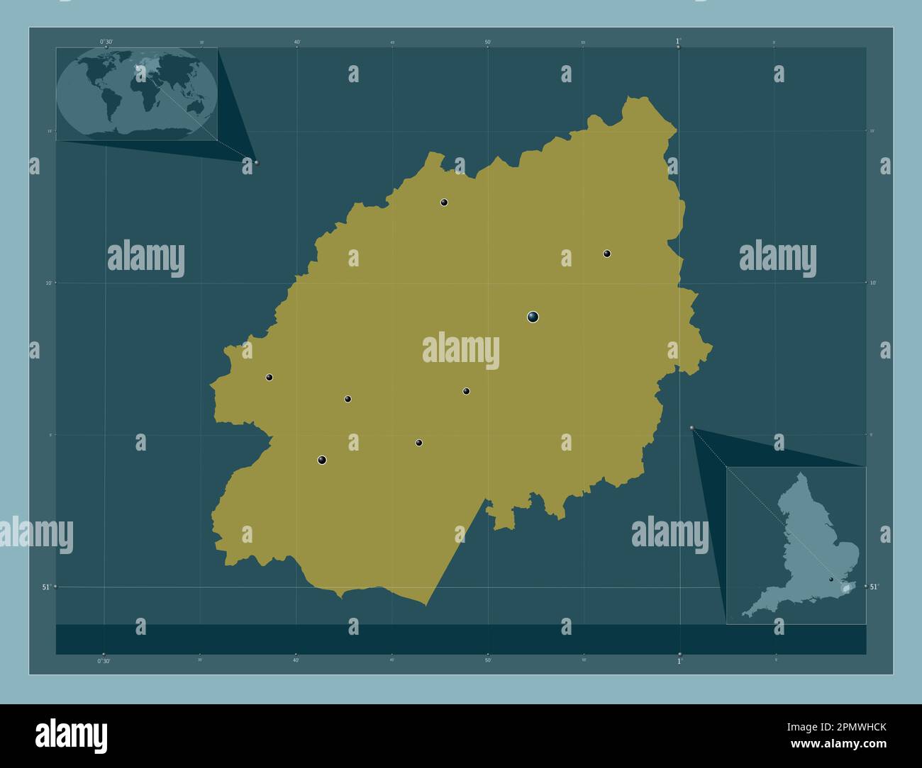 Map of tenterden hi-res stock photography and images - Alamy