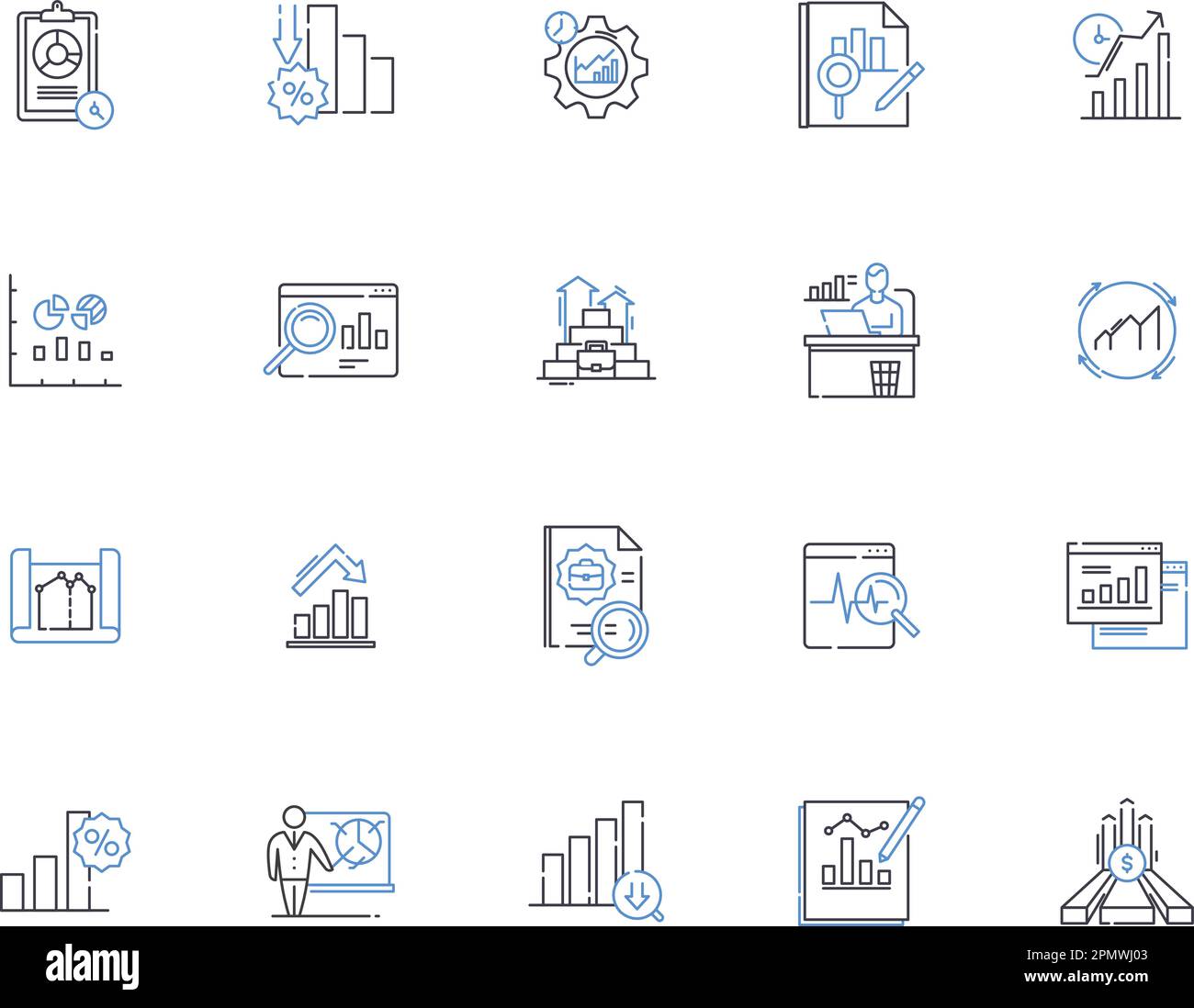 Statistics outline icons collection. statistics, analysis, data ... Statistics outline icons collection. statistics, analysis, data ...