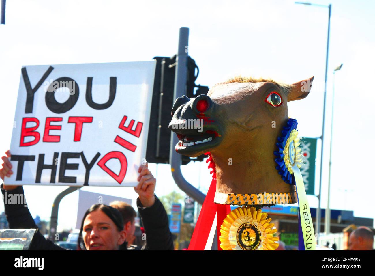 Animal Rising Action for animals protest group, disrupting the Grand ...