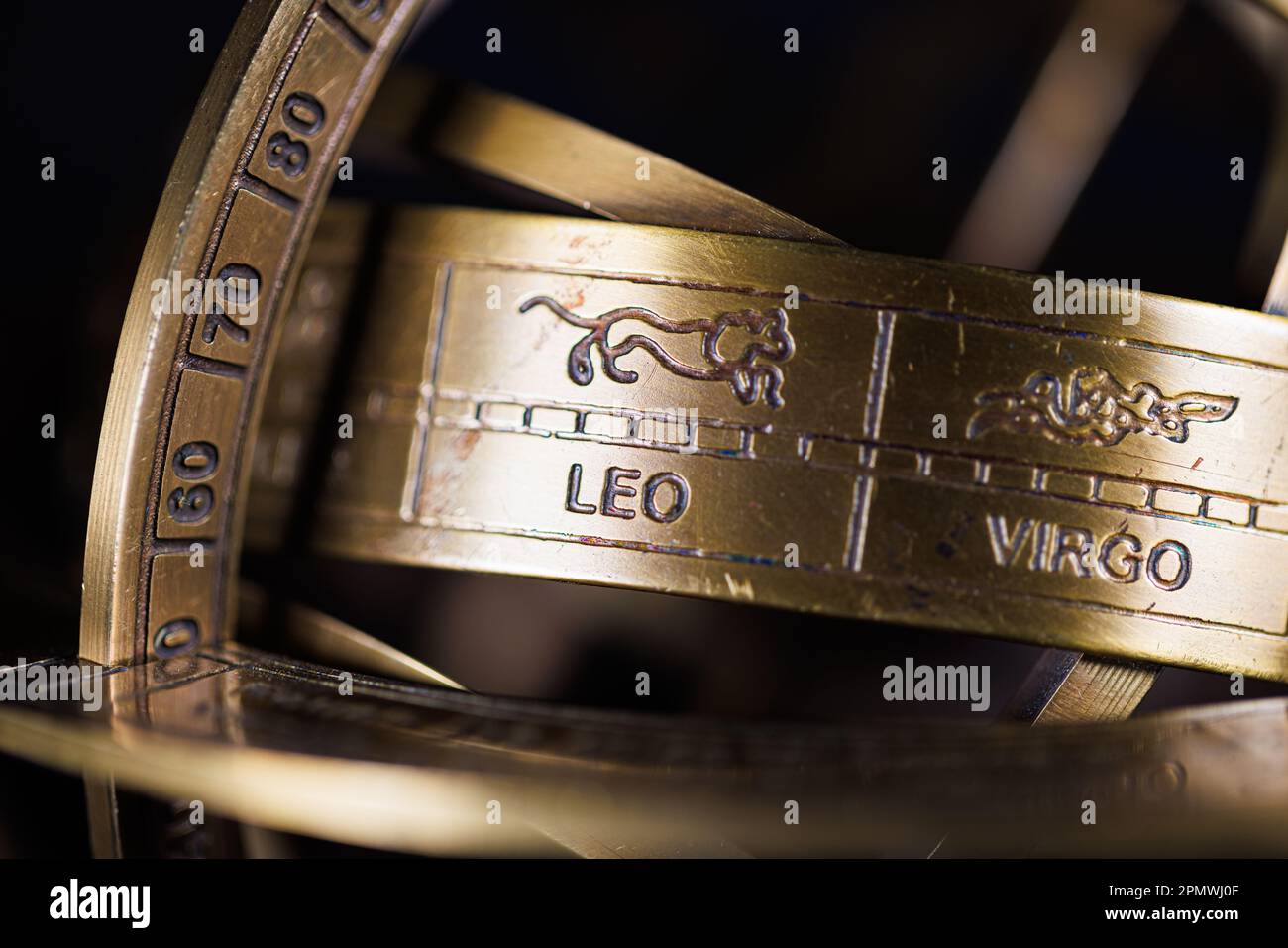 Armillary Sphere - Astrolabe Globe Stock Photo - Alamy