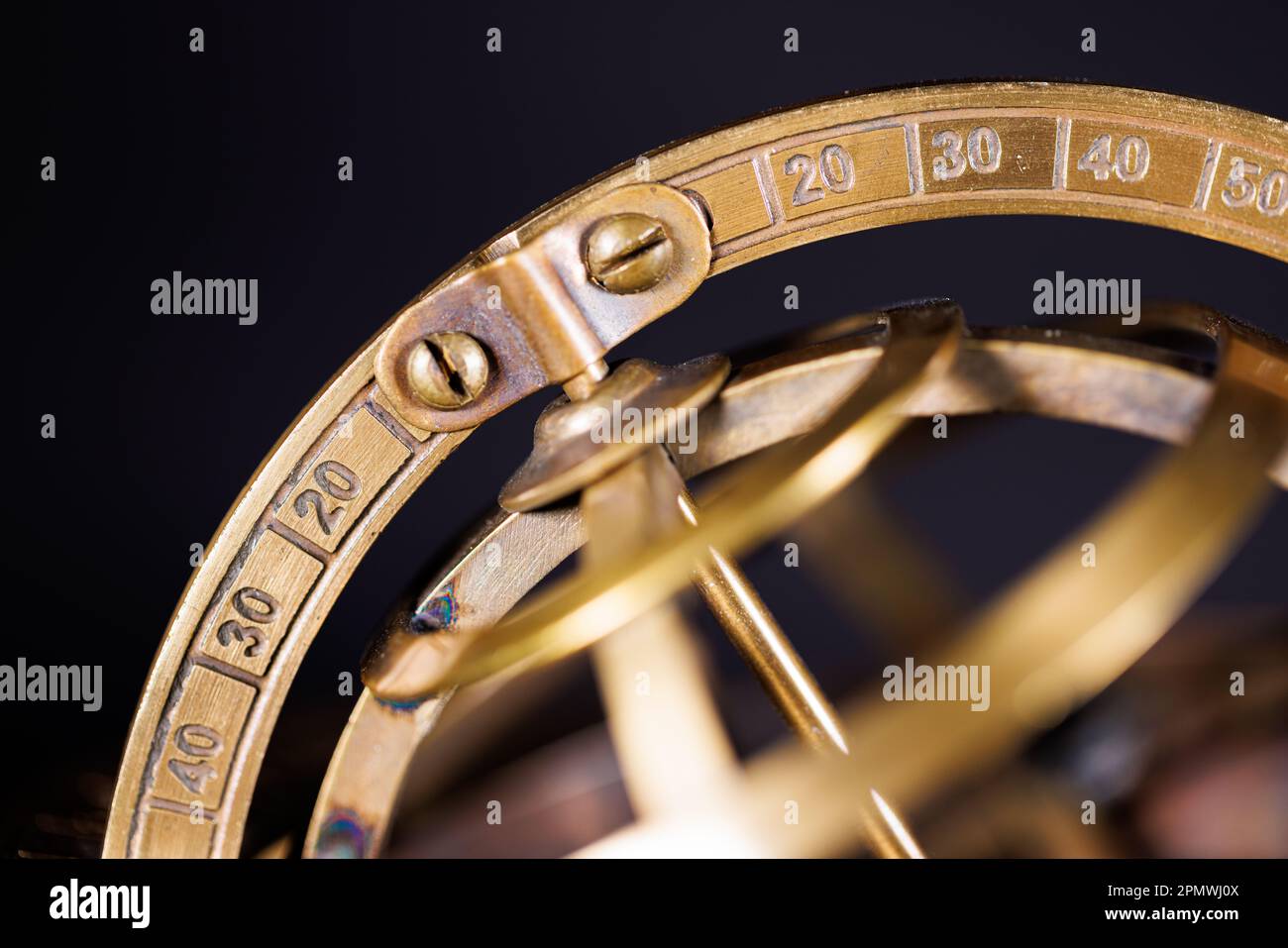 Armillary Sphere - Astrolabe Globe Stock Photo - Alamy