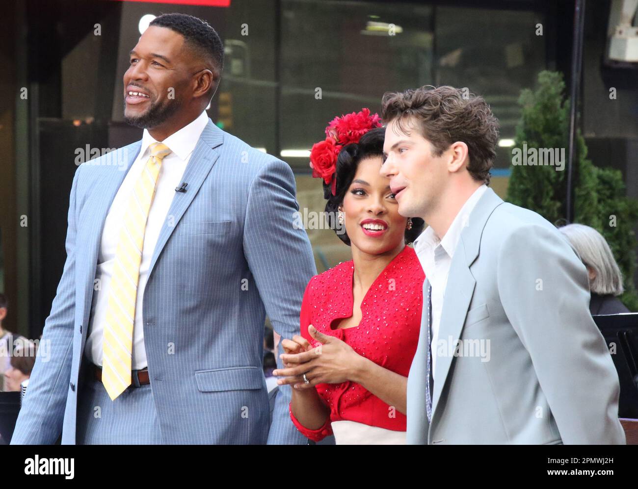 New York, NY, USA. 14th Apr, 2023. Michael Strahan, Anna Uzele and ...