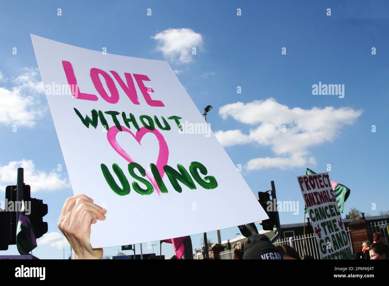 Animal Rising Action for animals protest group, disrupting the Grand ...