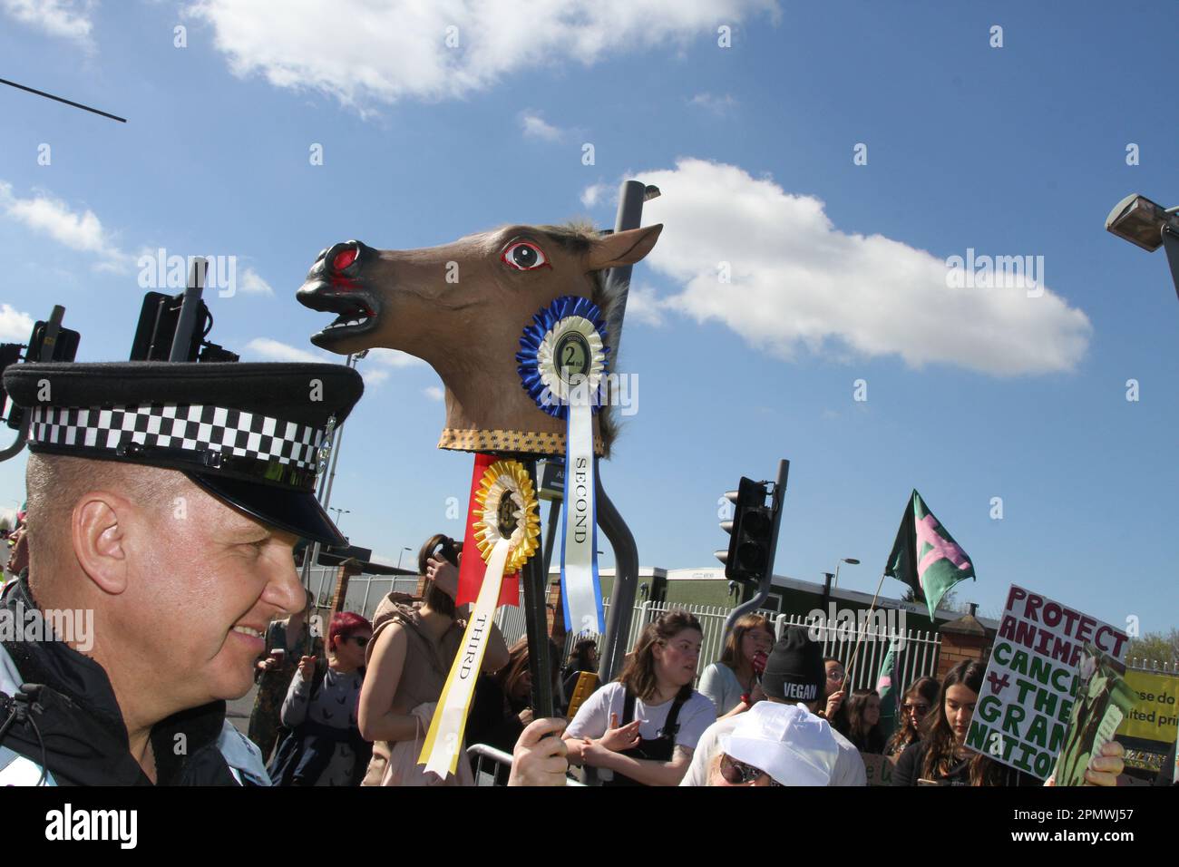 Animal Rising Action for animals protest group, disrupting the Grand ...