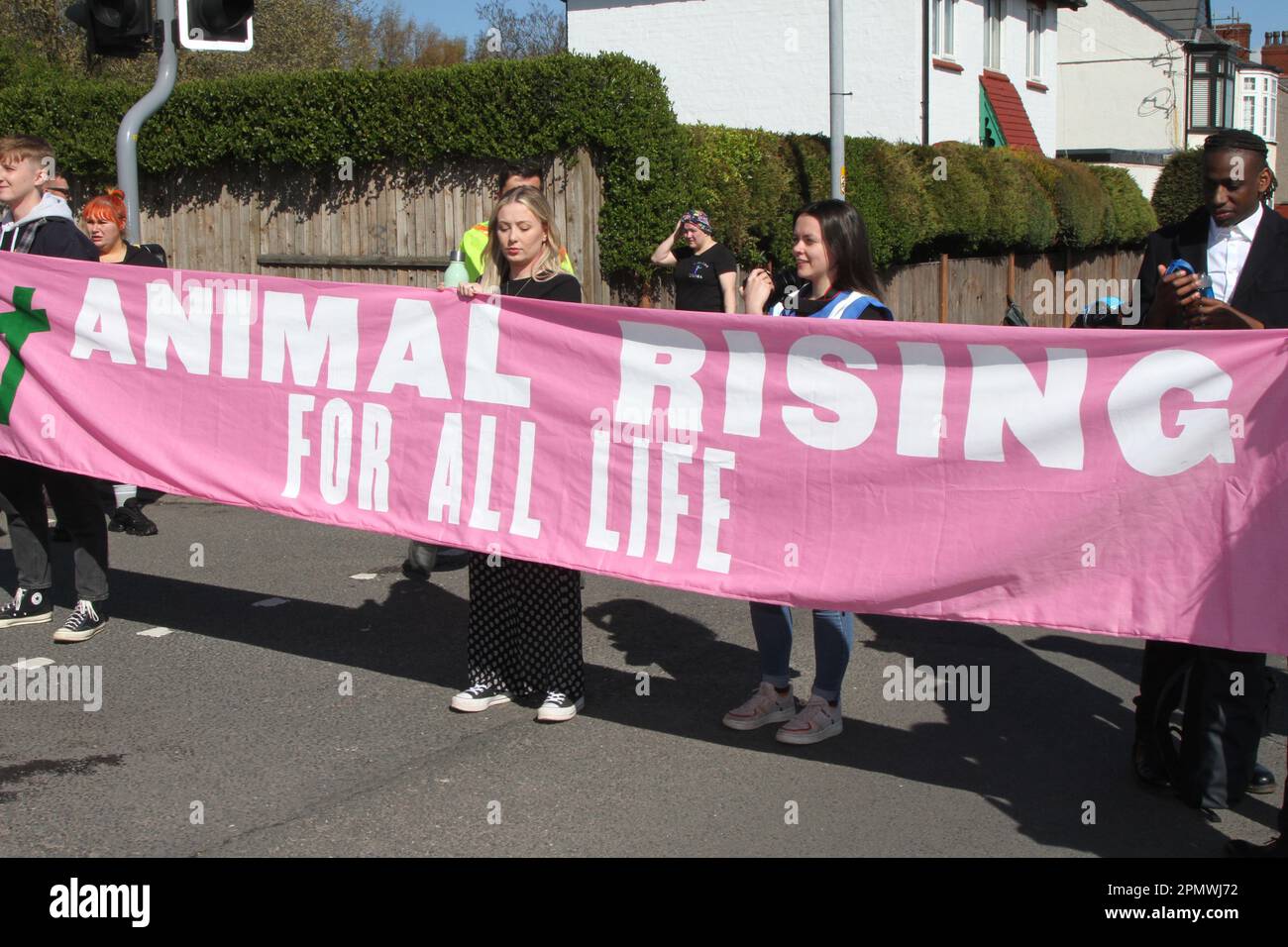 Animal Rising Action for animals protest group, disrupting the Grand ...