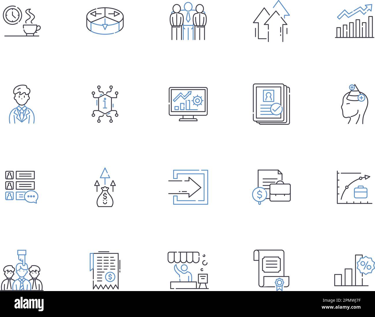 Analysis outline icons collection. Examine, Analyze, Investigate, Study ...