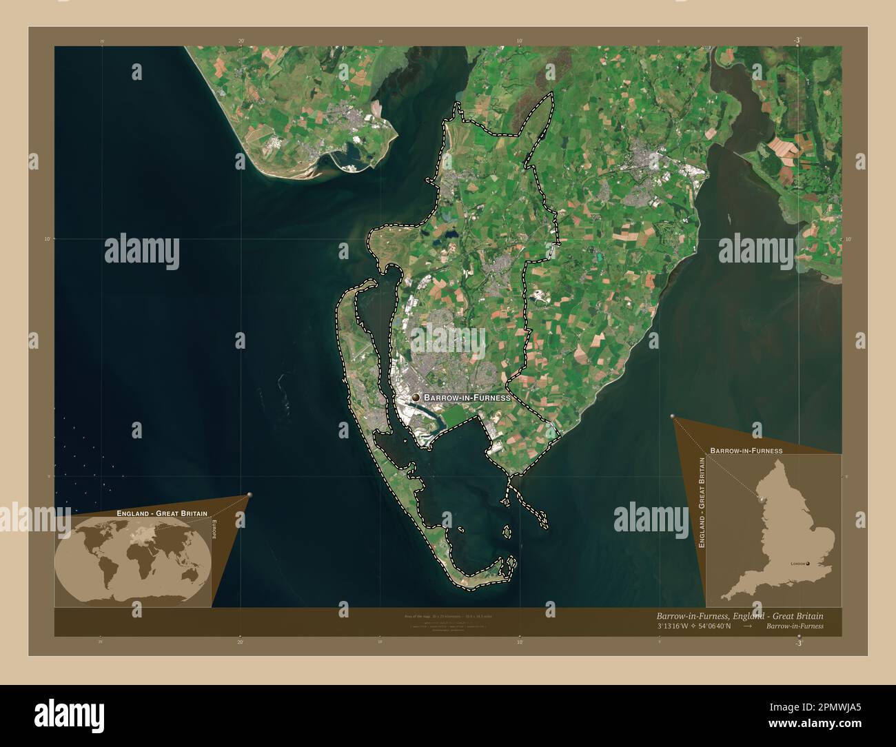 Barrow-in-Furness, non metropolitan district of England - Great Britain ...