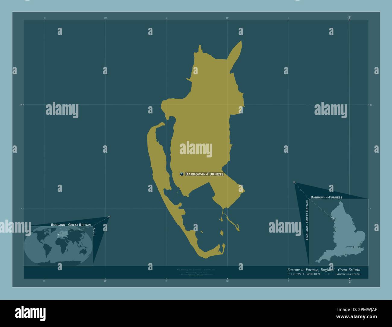 Barrow-in-Furness, non metropolitan district of England - Great Britain ...