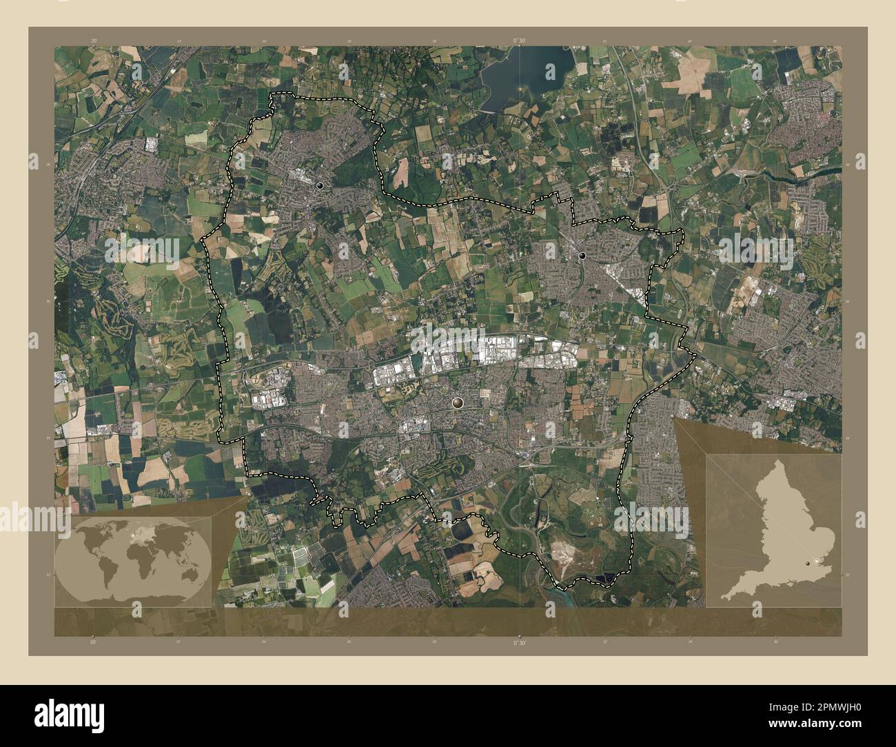 Basildon, non metropolitan district of England - Great Britain. High ...