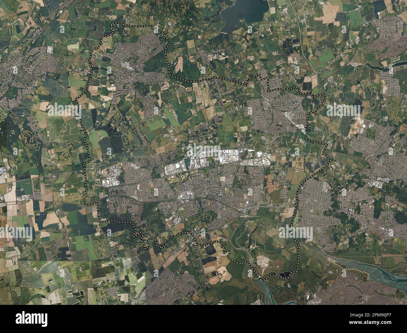 Basildon, non metropolitan district of England - Great Britain. High ...