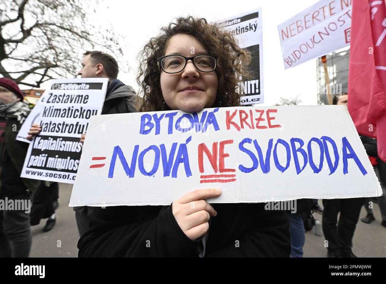 Prague, Czech Republic. 15th Apr, 2023. Demonstration of ecological and ...
