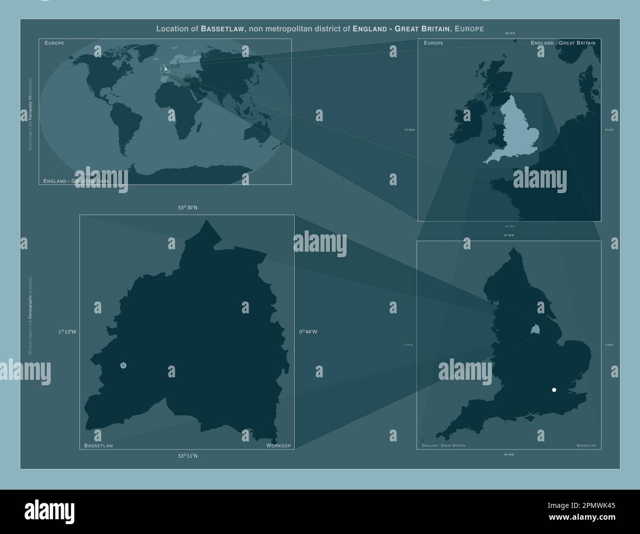 Bassetlaw, non metropolitan district of England - Great Britain ...