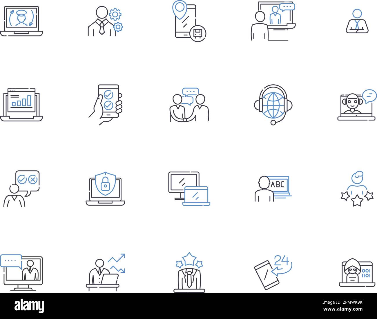 Account outline icons collection. Account, Finance, Bank, Balance ...