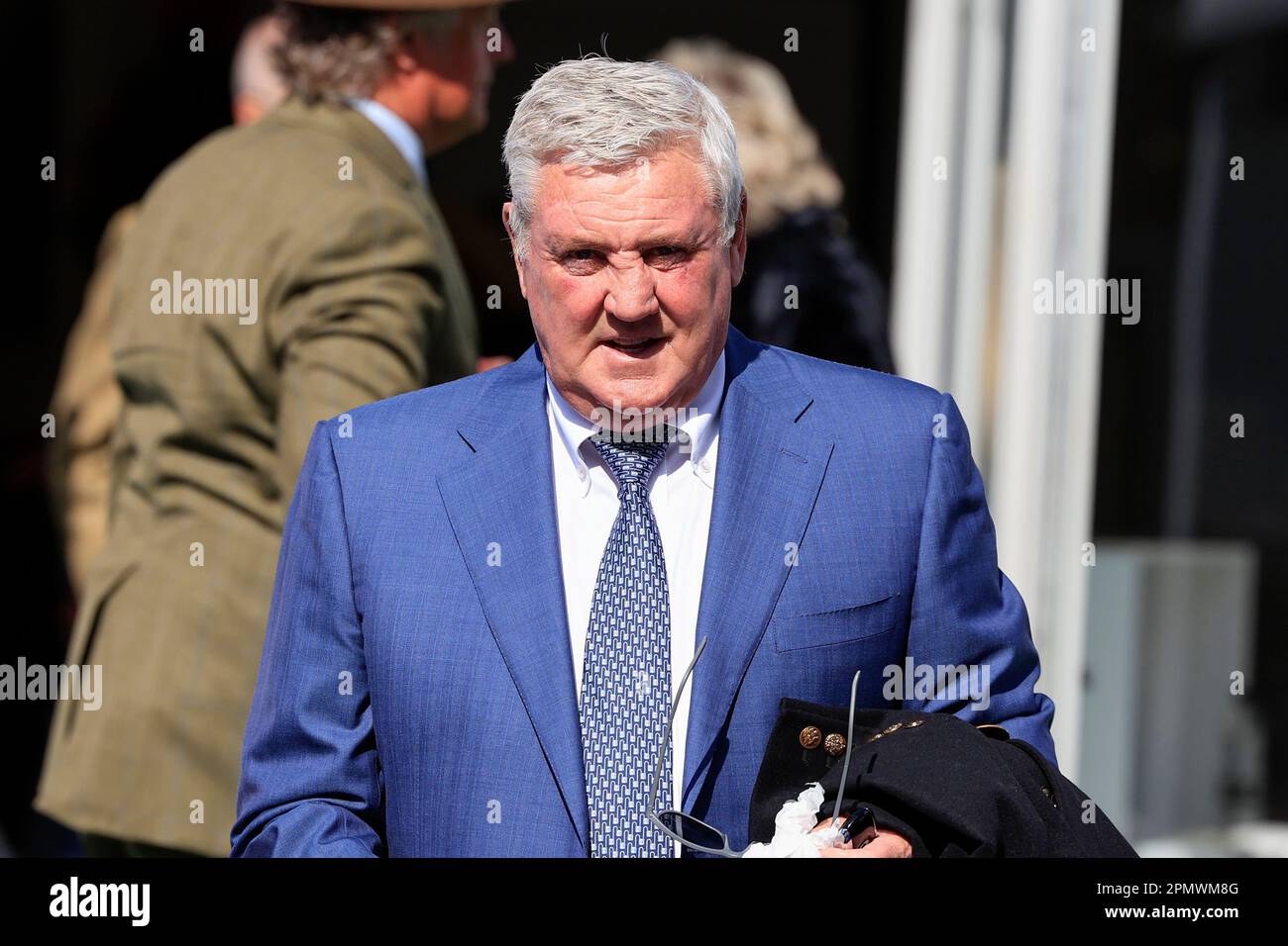 Steve Bruce enters the racecourse ahead of The Randox Grand National ...